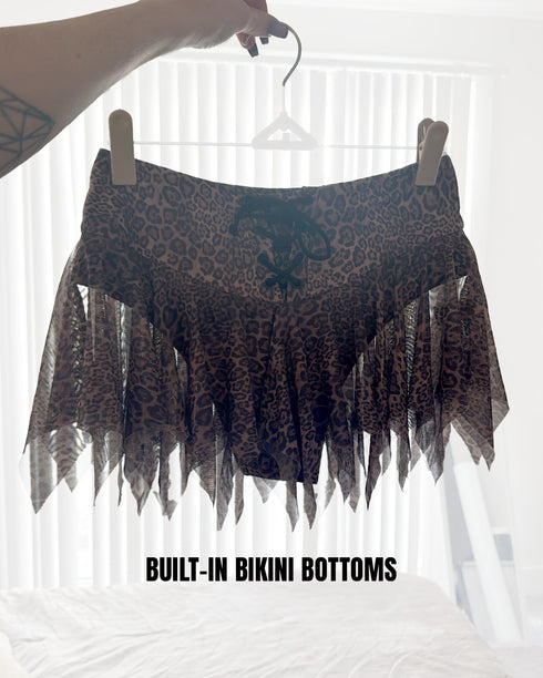 Leopard Luxe - Matching Set Rave Outfit – SUSPEX Rave Outfits